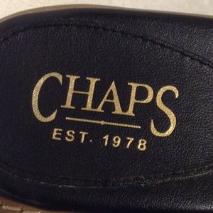 Chaps | Shoes | Chaps Black Wedge Sandals W Wide Straps | Poshmark